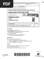 Pearson Year 6 Question Paper For Term End | PDF | Pie Chart | Mathematics