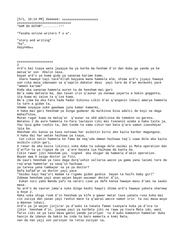 GAM DA KATAR (COMPELET) (1) | PDF