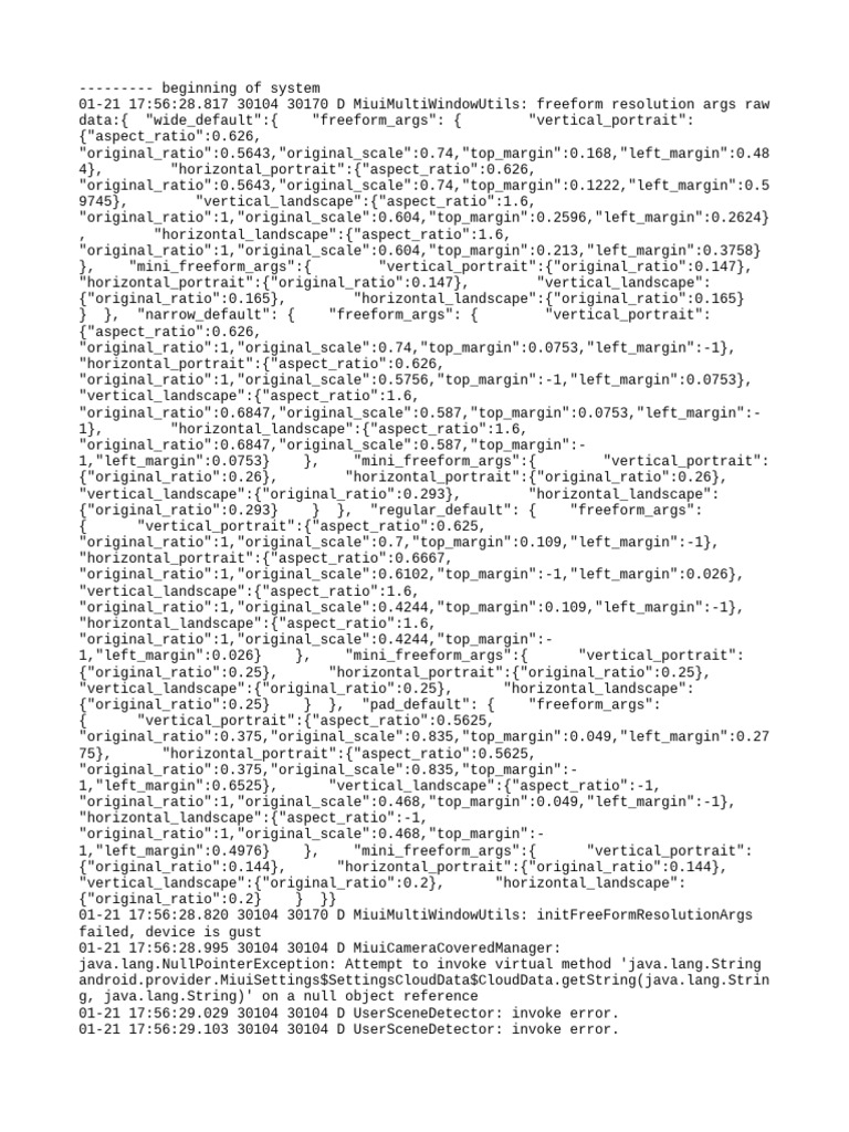 Camera Freeform Resolution Settings | PDF | Software | Software Engineering
