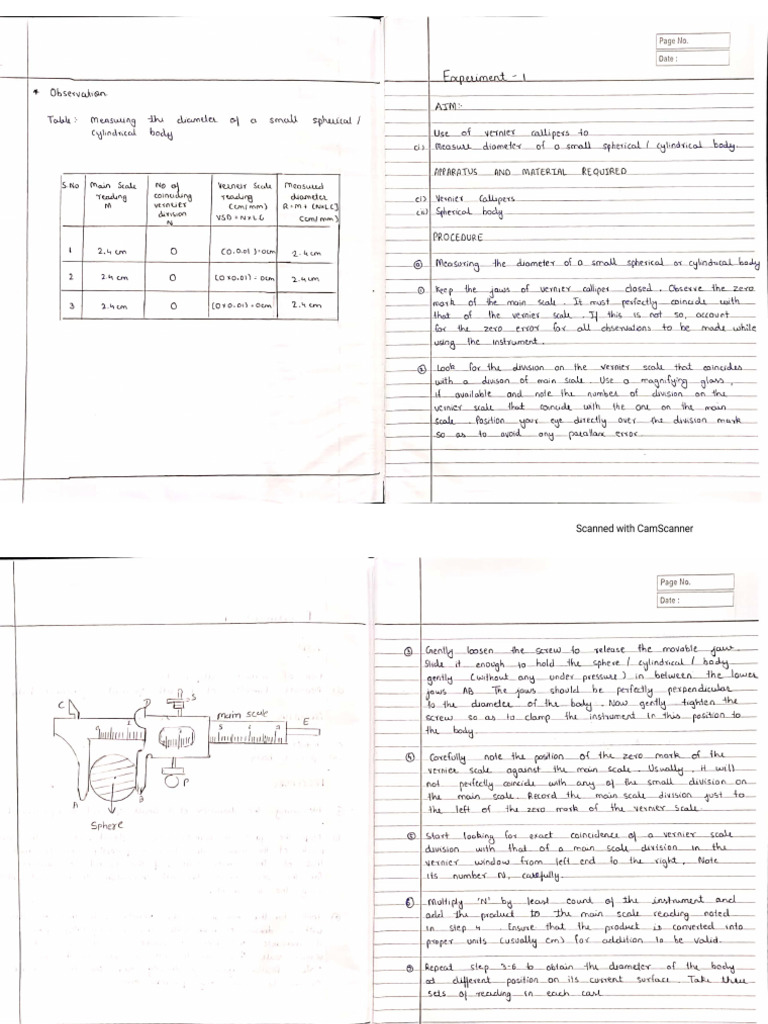 11th Phy Journal | PDF