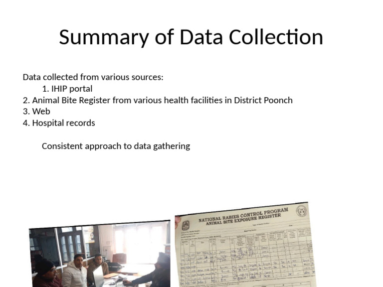 Summary of Data Collection | PDF