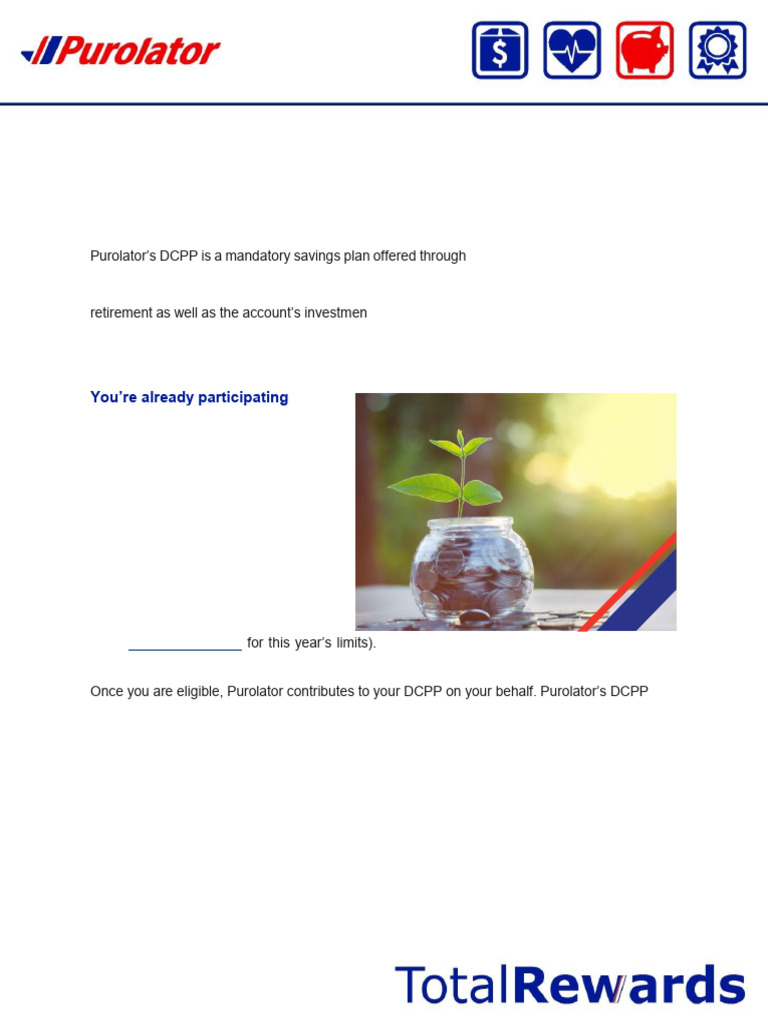 Sun Life DCPP at A Glance e | PDF | Pension | Retirement