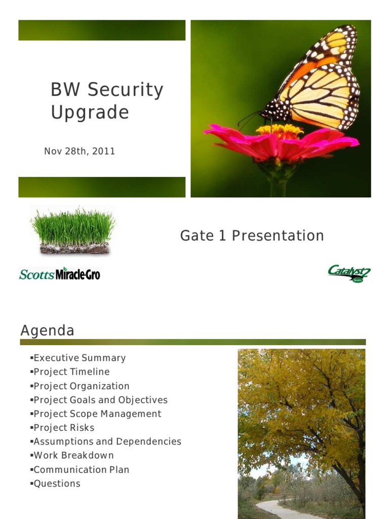 BW Security Upgrade Gate Presentation v3 | PDF
