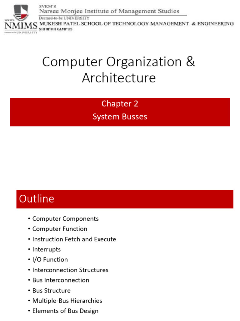 Chapter 2 System Buses | PDF | Input/Output | Central Processing Unit