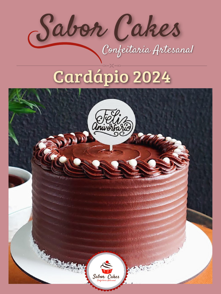 Cardápio Sabor Cakes 2024 | PDF