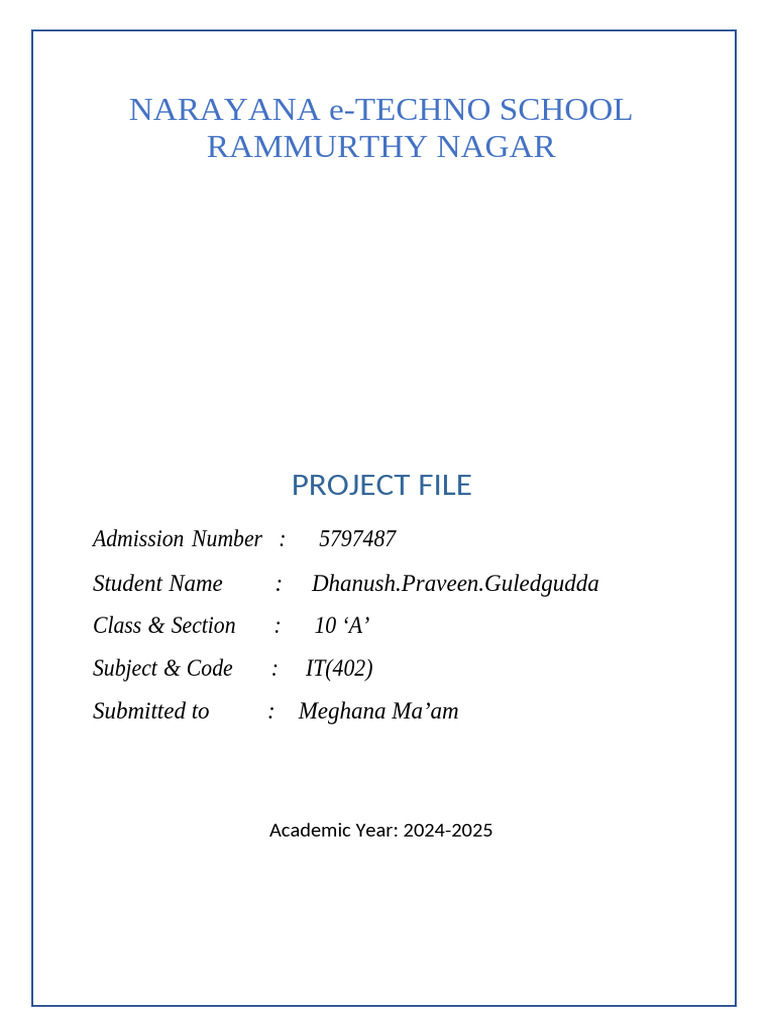 NARAYANA e | PDF | Databases | Information Technology