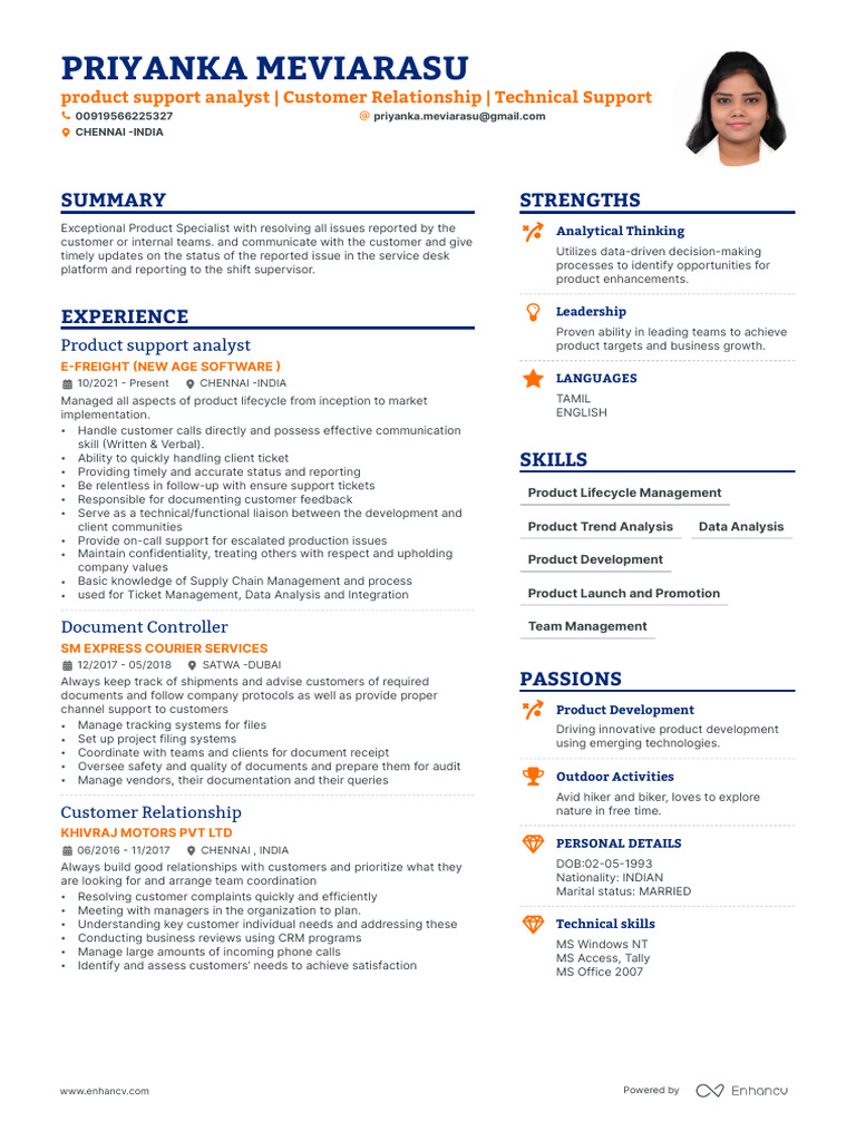 Priyanka Meviarasu Resume | PDF | Product Lifecycle | Computing
