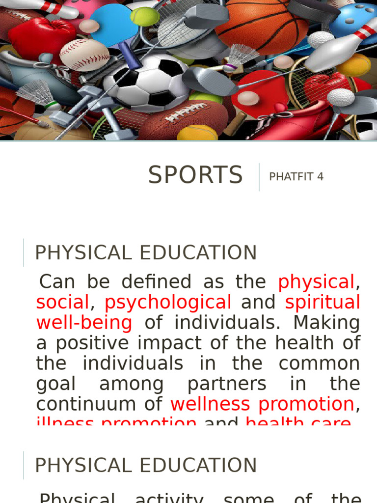 PE3 Sports and Games | PDF | Physical Education | Sports