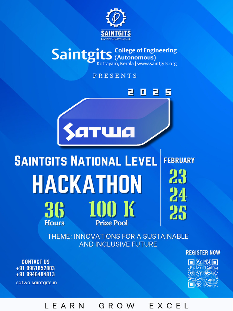 Saintgits 2025 Hackathon Details | PDF