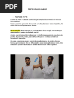 Teste de Neer: Avaliação do Ombro | PDF | Dor | Movimentos anatômicos