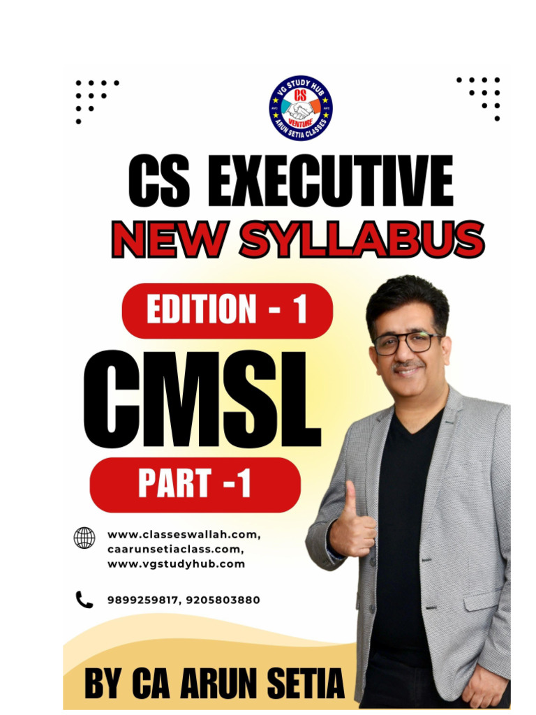 CMSL New Syllabus Final Book | PDF | Bonds (Finance) | Stocks