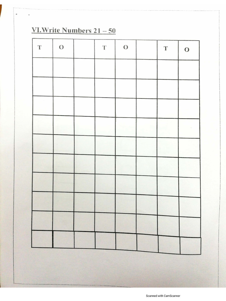 Numeracy Worksheet | PDF