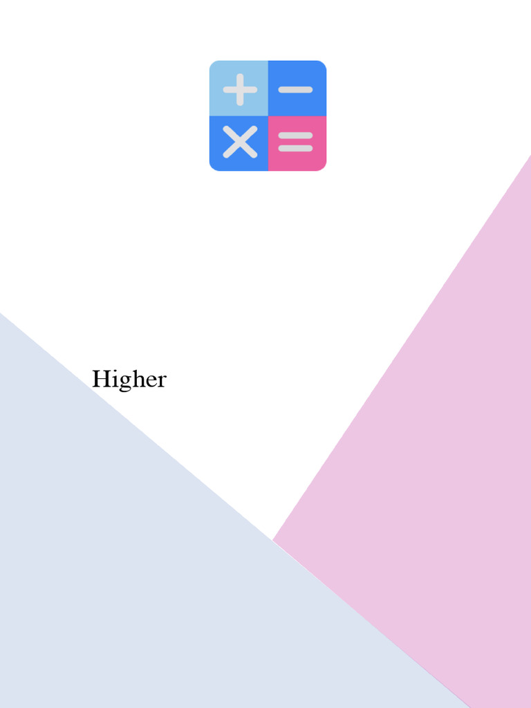 Higher Formula Sheet 2024 Booklet | PDF | Area | Euclid