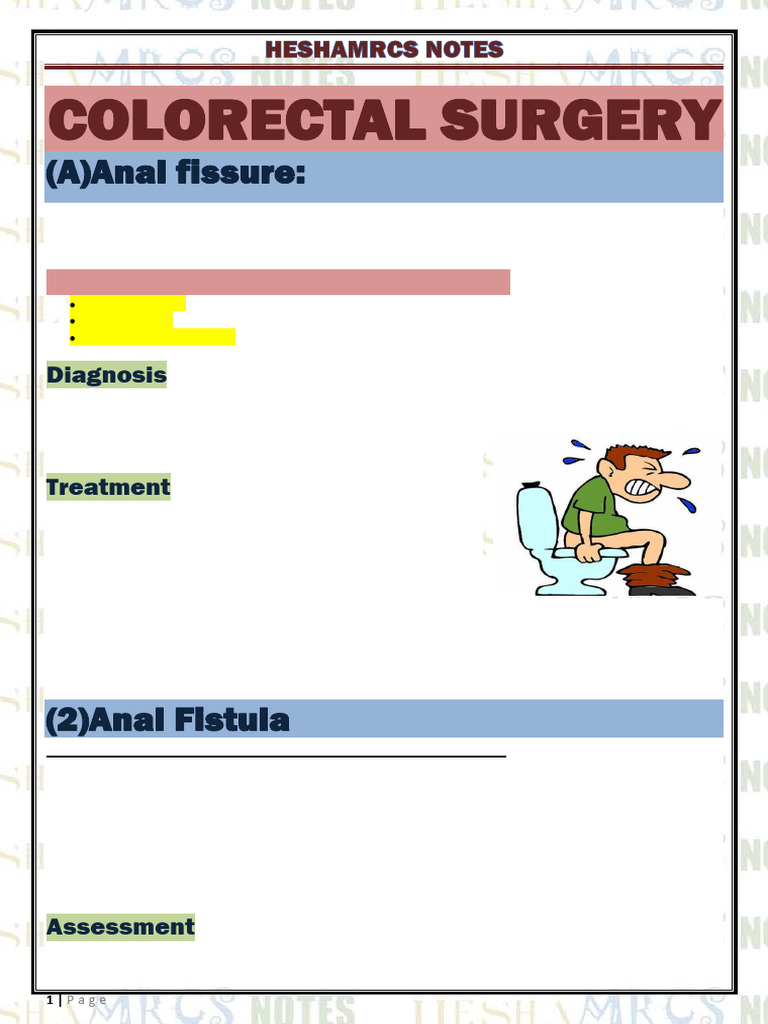 Colorectal Surgery UPDATED | PDF | Colorectal Cancer | Hemorrhoid