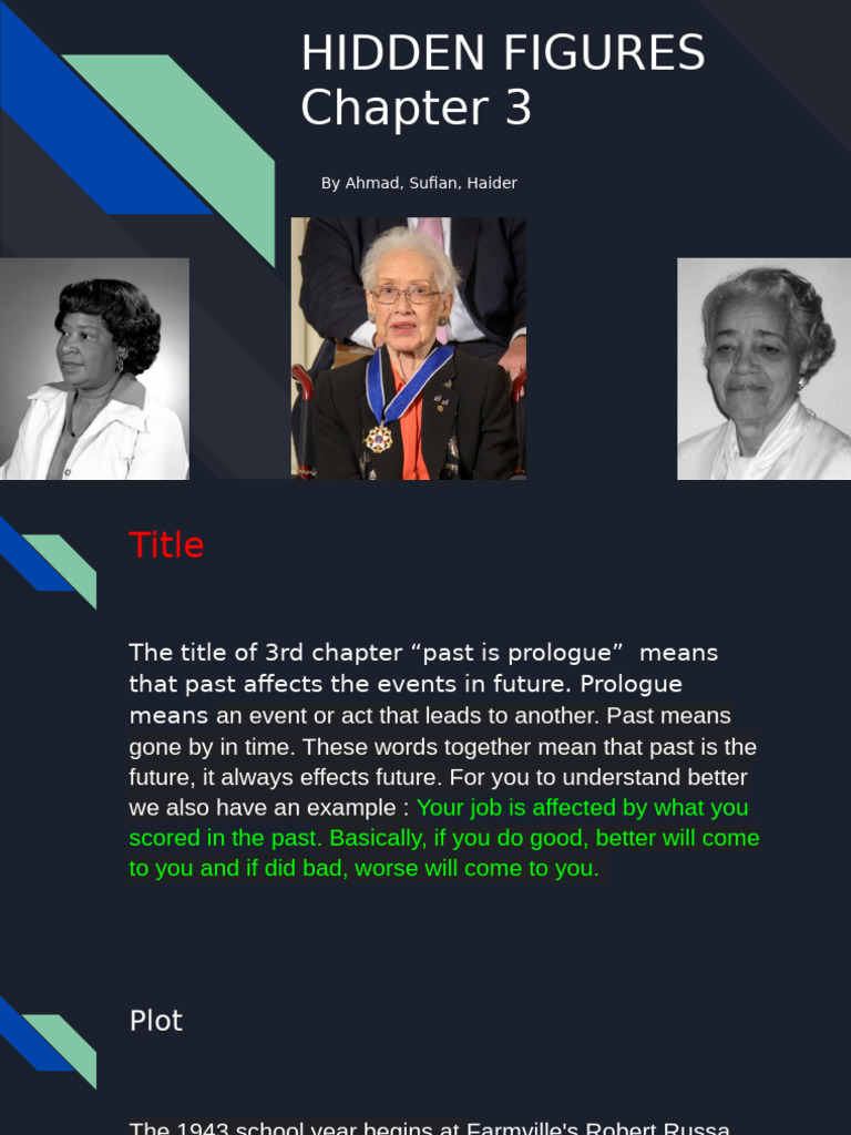 Hidden Figures CHP 3.gslides | PDF