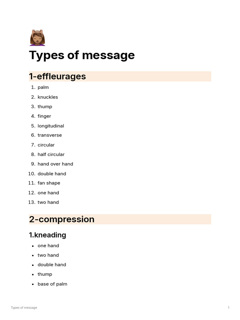 Types of Message | PDF