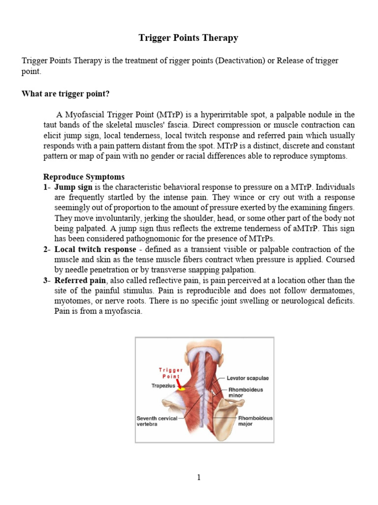 11-Trigger Points Therapy | PDF | Myofascial Trigger Point | Pain