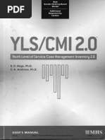 Level of Service Case Management Inventory | PDF | Recidivism | Risk