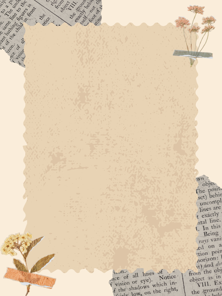 Beige Vintage Blank Notes A4 Document | PDF