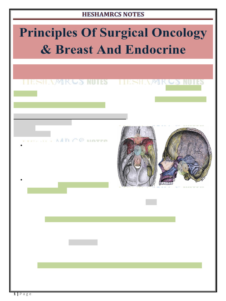 BREAST NOTE | PDF | Colorectal Cancer | Breast Cancer