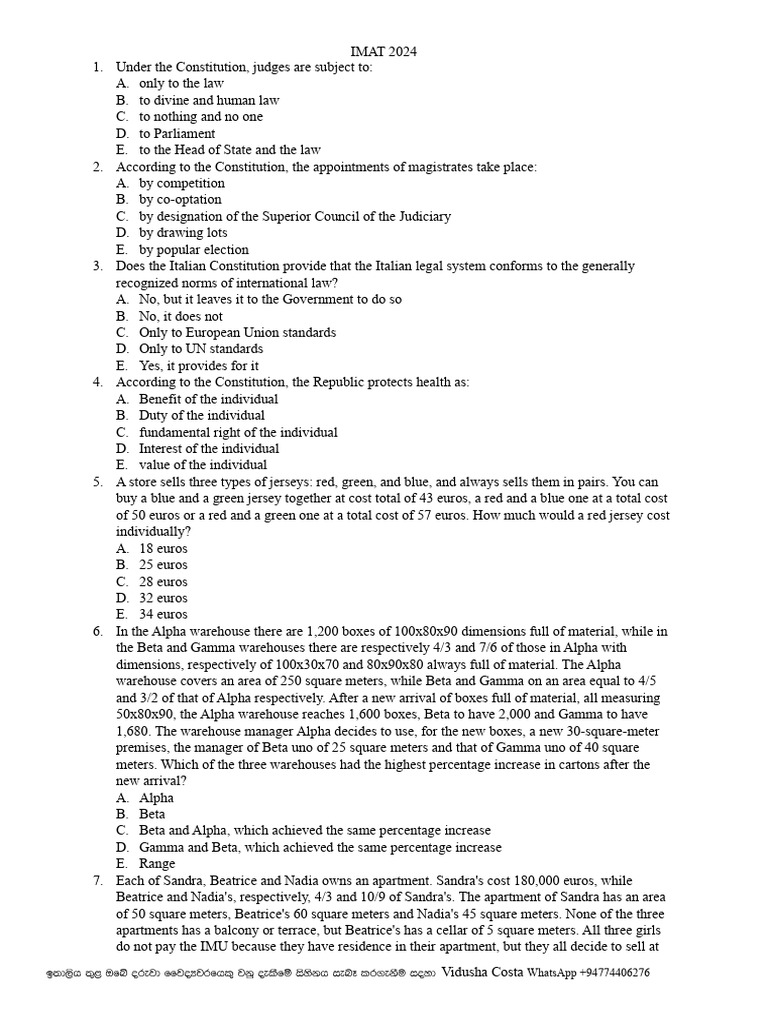 Model Paper 2 | PDF | Government | Justice