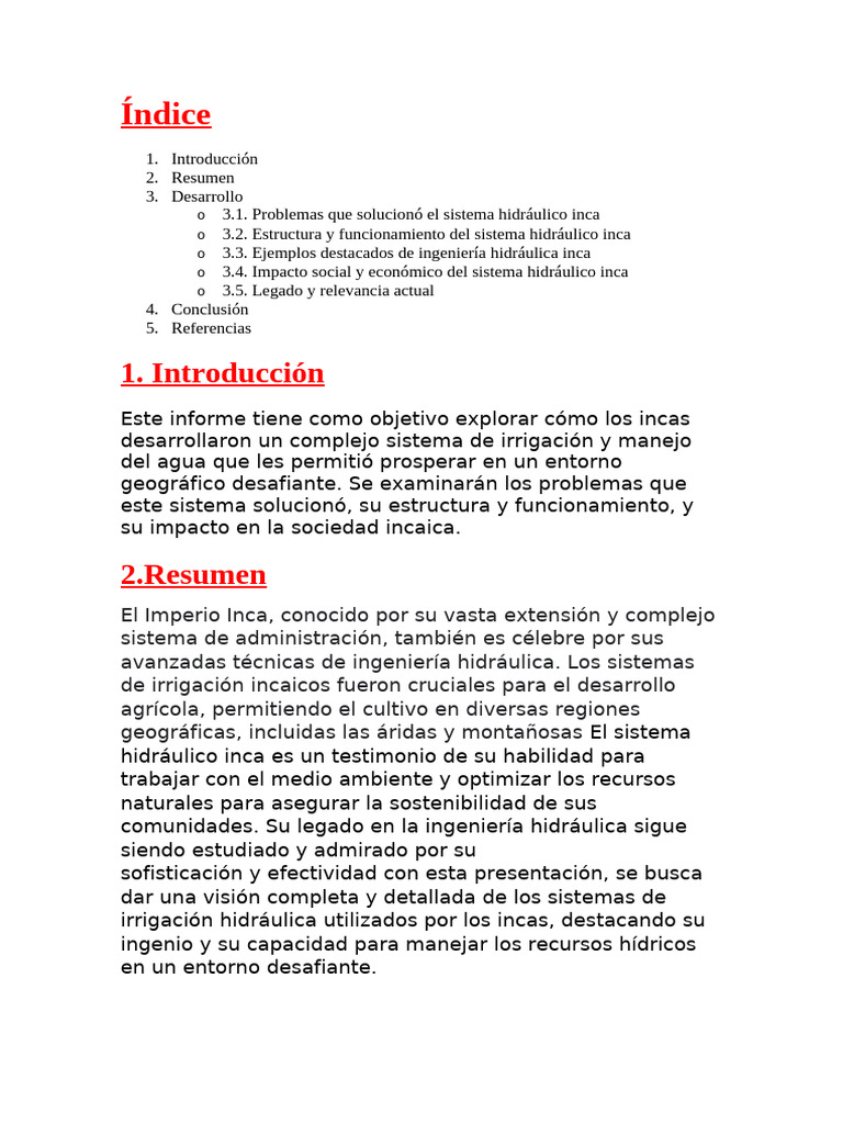 Técnicas de Irrigación Incaicas | PDF | Imperio Inca | Agua