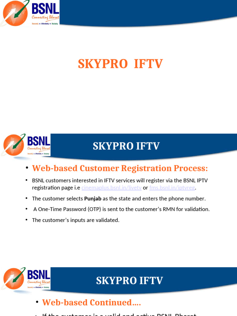 Skypro Iftv Registration v1.0 | PDF