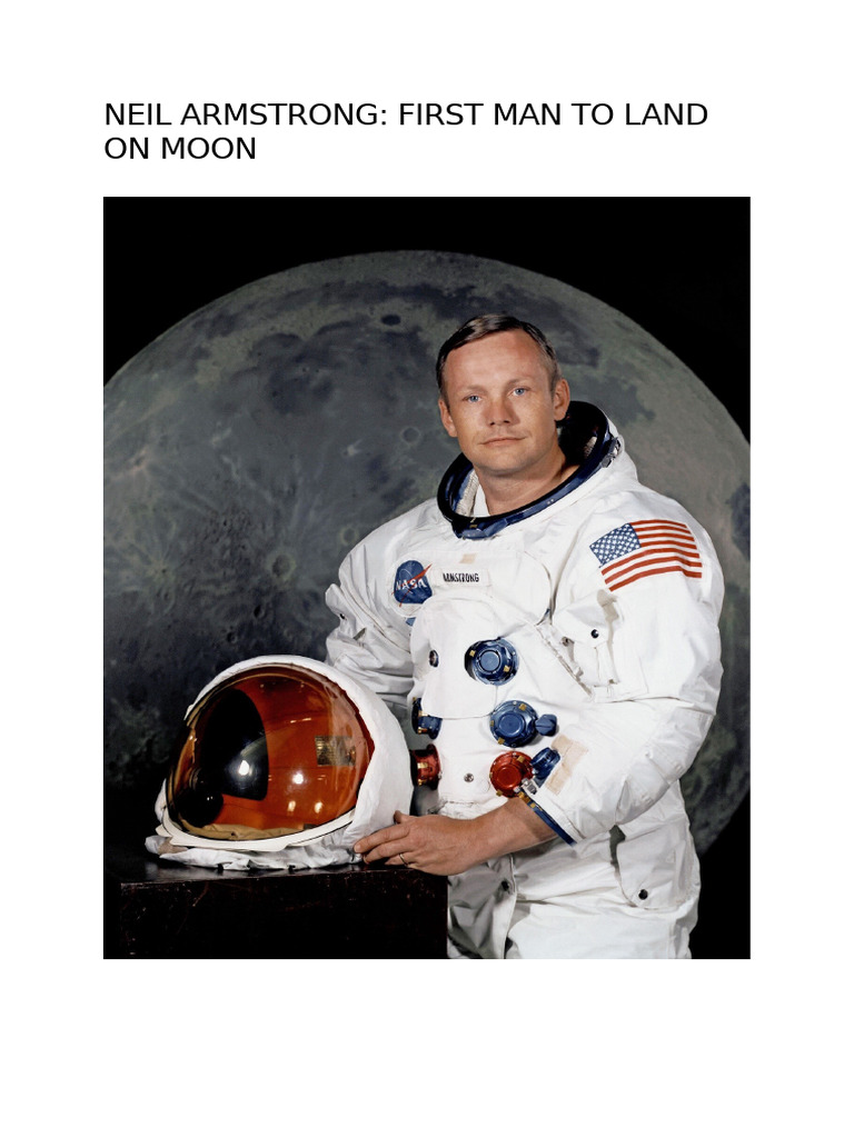 Neil Armstrong_ESL (1) | PDF | Apollo 11 | Neil Armstrong