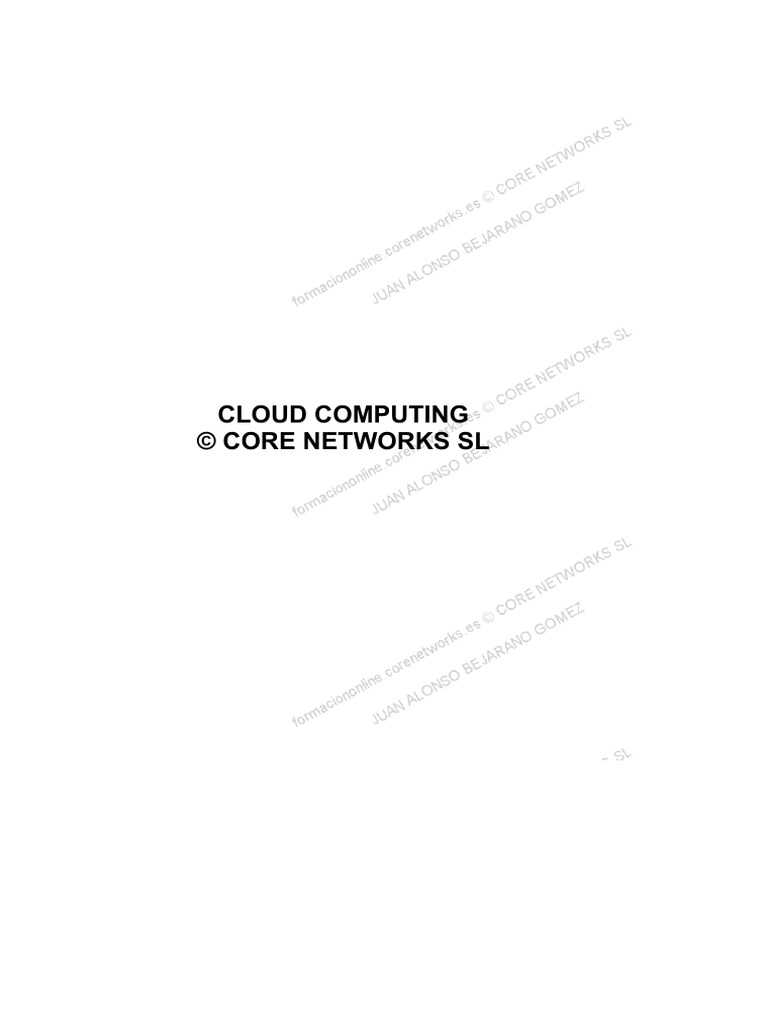 09 Cloud Computing | PDF | Computación en la nube | Software como servicio