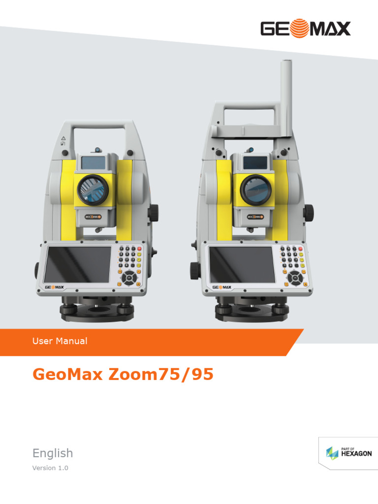 GeoMax_Zoom75_95_UM_v1.0.1_en | PDF | Laser