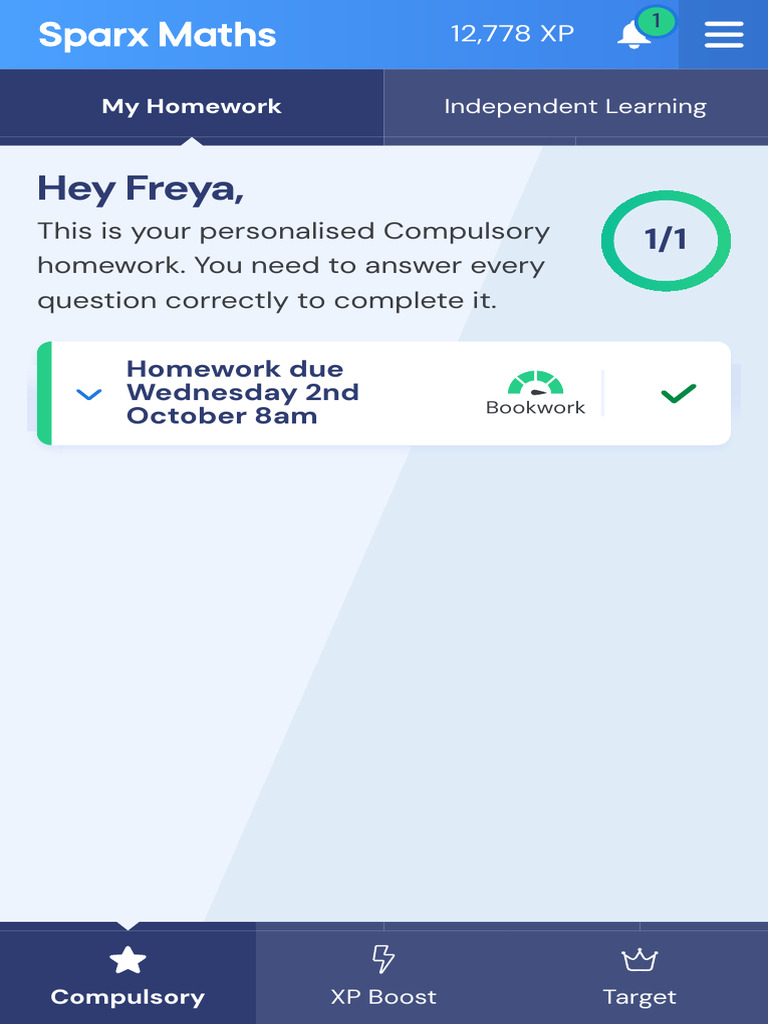 Freya's Compulsory Homework Details | PDF