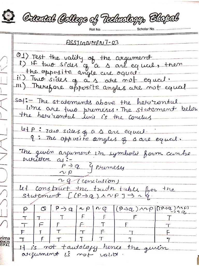 Discrete Assi 3 | PDF