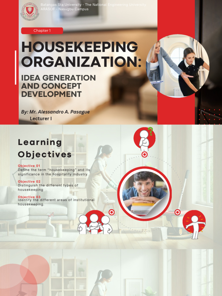 Housekeeping Operations - Chapter 1 Housekeeping Organization | PDF ...