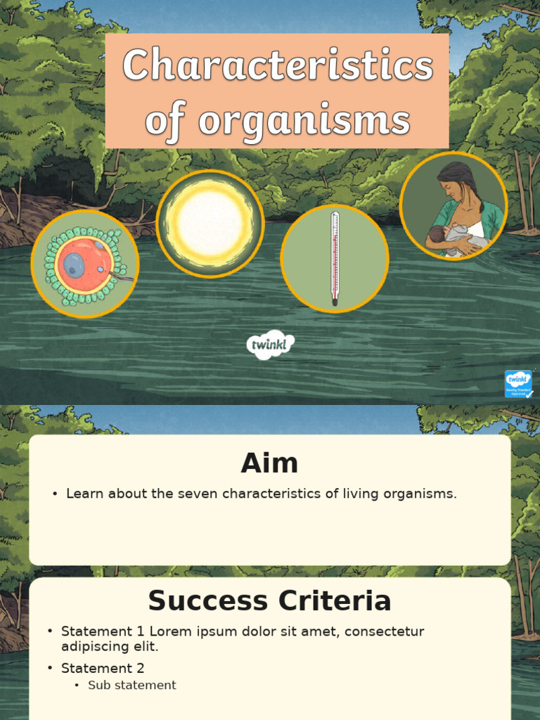 Characteristics of organisms | PDF