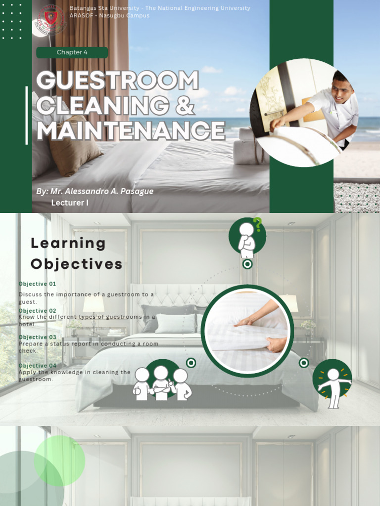 Housekeeping Operations - Chapter 4 Guestroom Cleaning & Maintenance | PDF | Home | Domestic Life