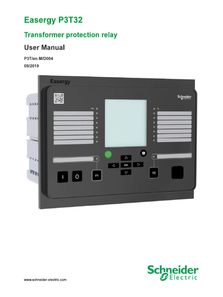 Easergy P3T32 Manual Overview | PDF | Electronics | Electric Power