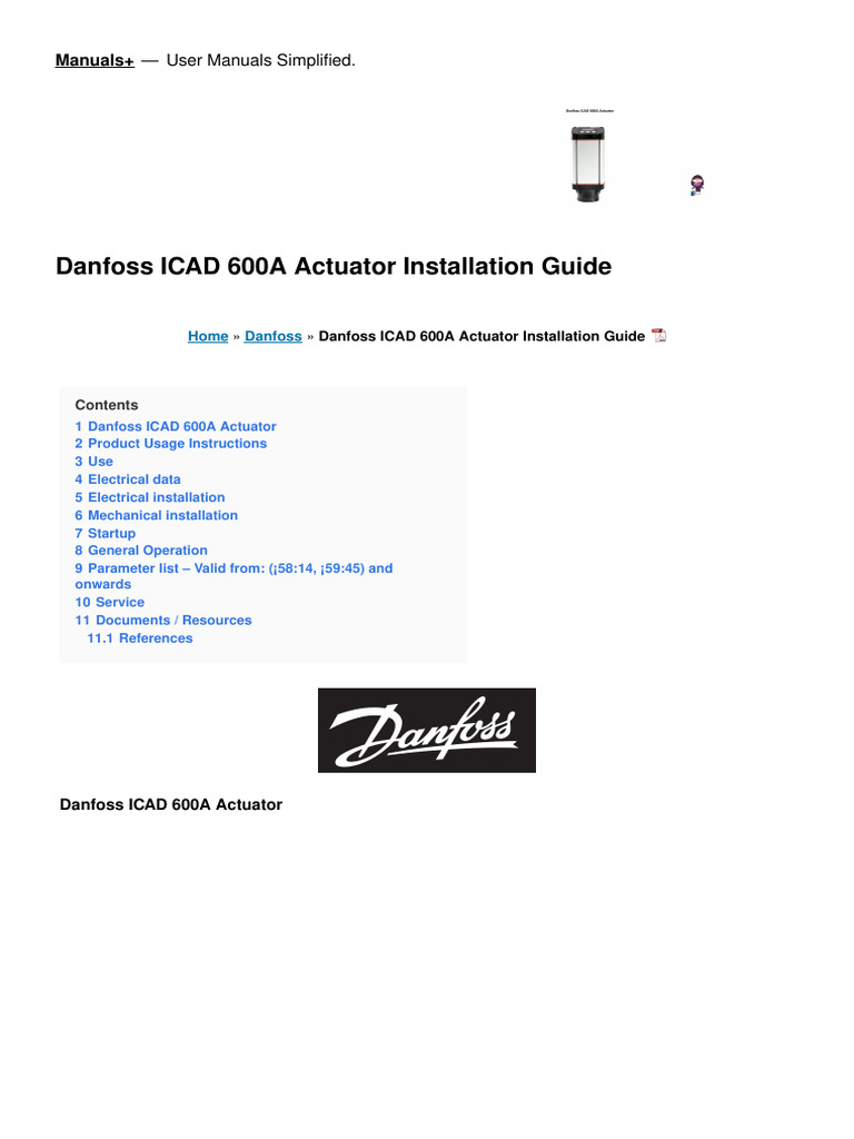 Icad 600a Actuator Manual | PDF | Vacuum Tube | Relay
