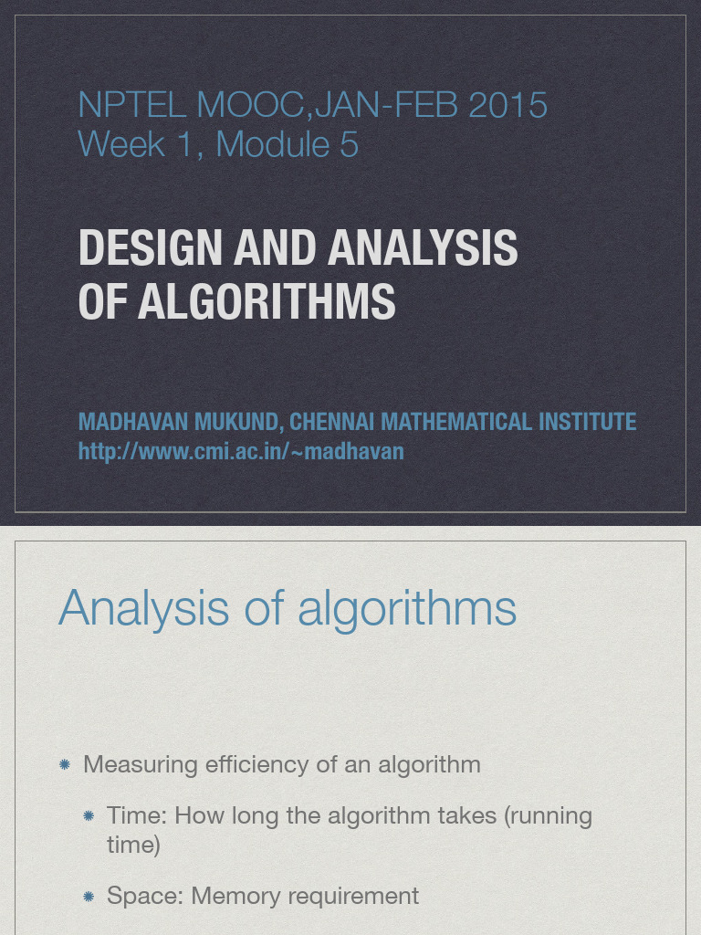 Algorithm Efficiency Analysis Techniques | PDF | Time Complexity ...