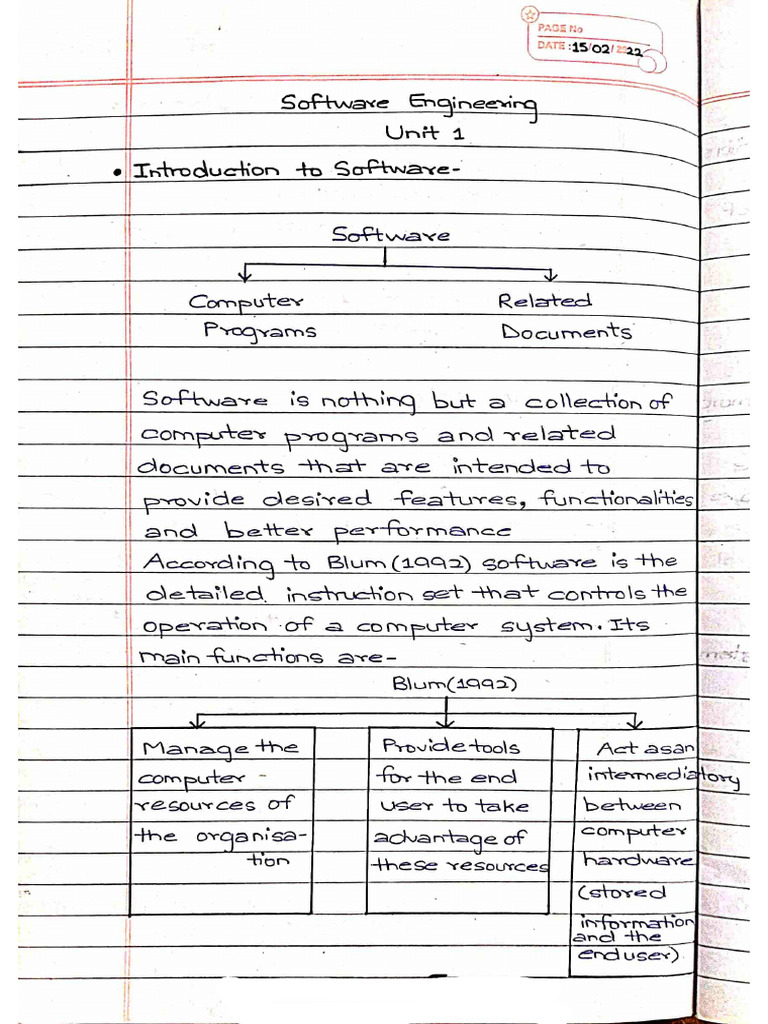 SE unit 1 | PDF | Software | Software Development