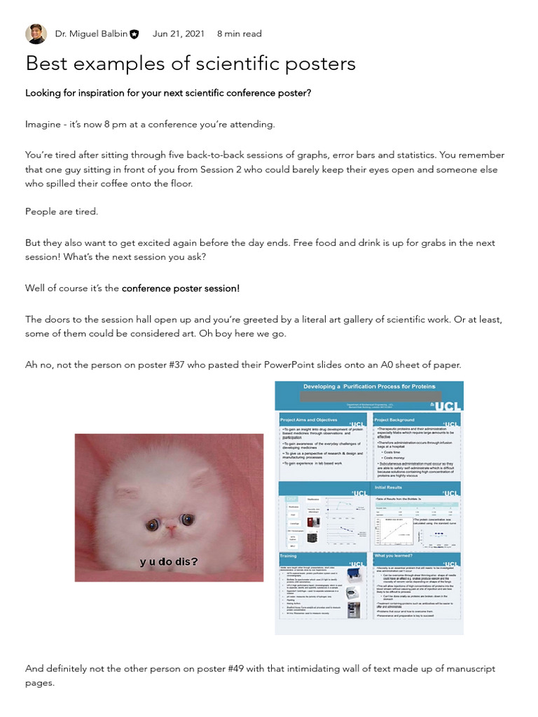 Engaging Scientific Poster Design | PDF | Page Layout | Poster