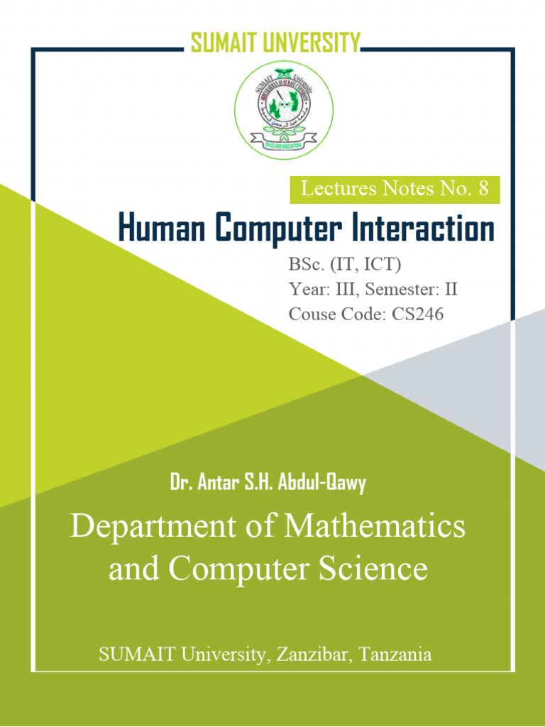 HCI Lecture Notes No.8 1 | PDF | Window (Computing) | Graphical User ... HCI Lecture Notes No.8 1 | PDF | Window (Computing) | Graphical User ...