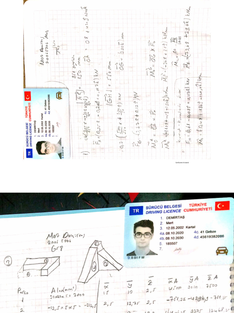 Statik 2 20065006 Mertdemirtaş | PDF