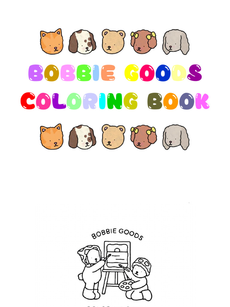 Bobbie Goods Coloring Book | PDF