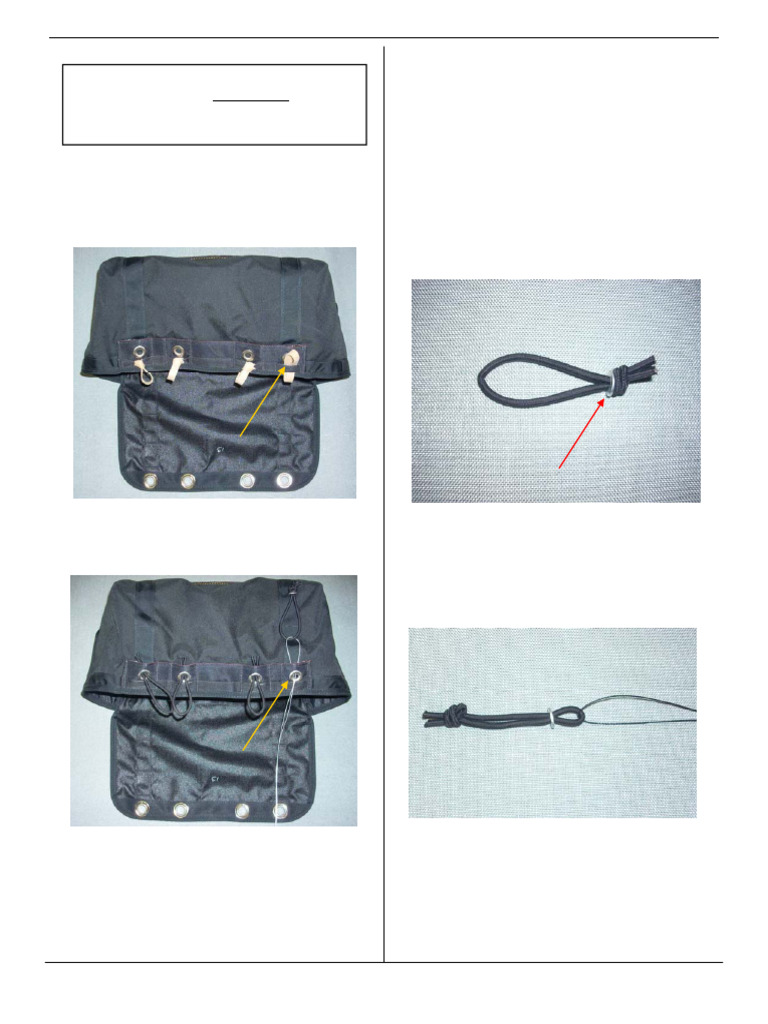 Wings Using The Semi-Stowless D-Bag | PDF