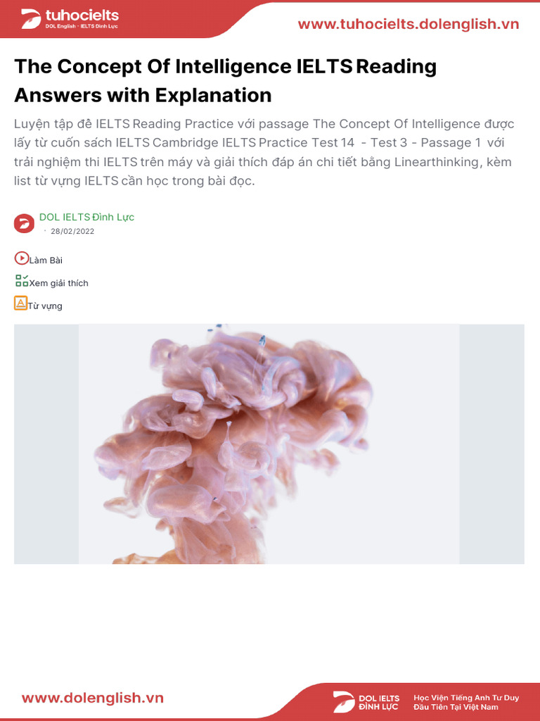 The Concept of Intelligence | PDF | Theory | Intelligence