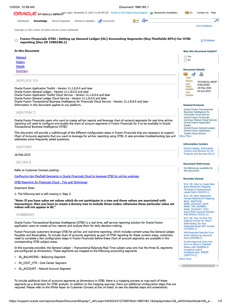 Setting Up General Ledger (GL) Accounting Segments (Key Flexfields KFFS ...