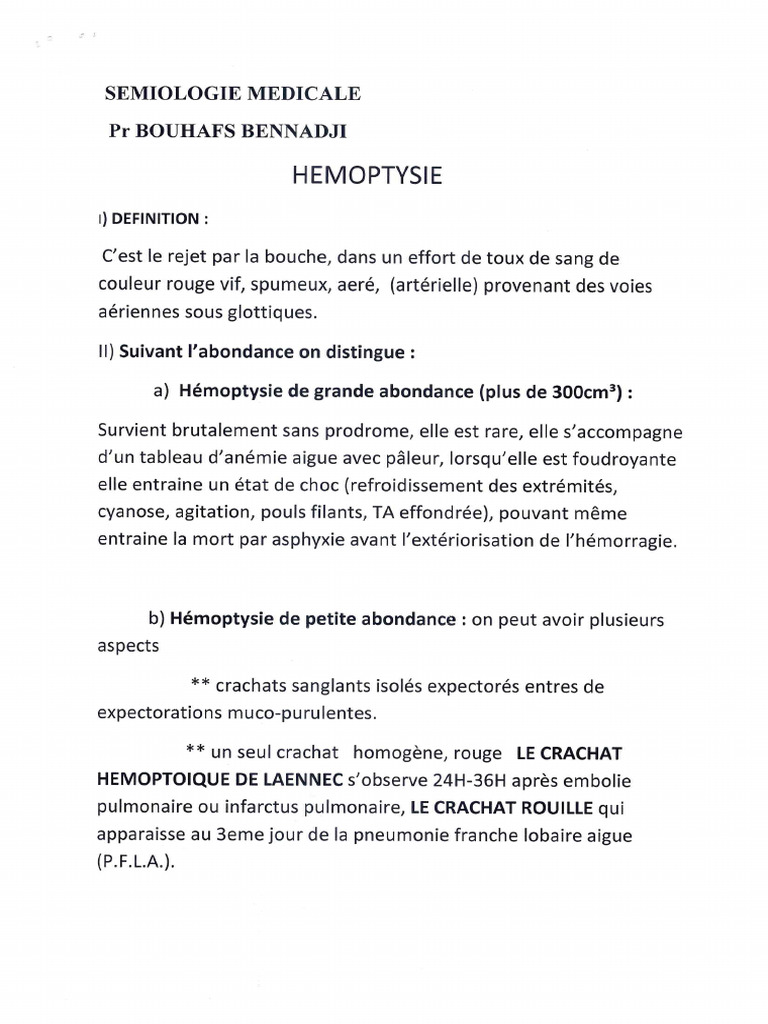 23-Hemoptysie - La Vomique - La Dysphonie | PDF