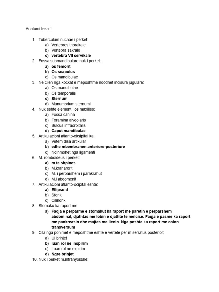Anatomi Teza 1,2,3 | PDF