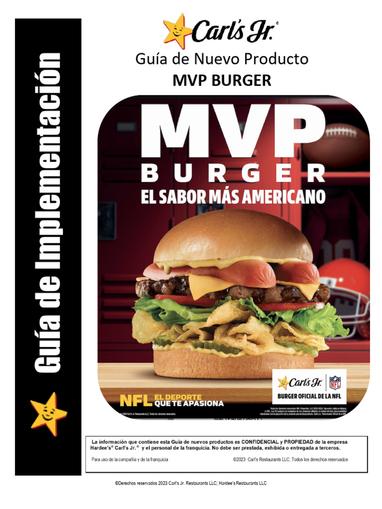 MVP Burger - Oct - 23 | PDF | Salchicha | Hamburguesas
