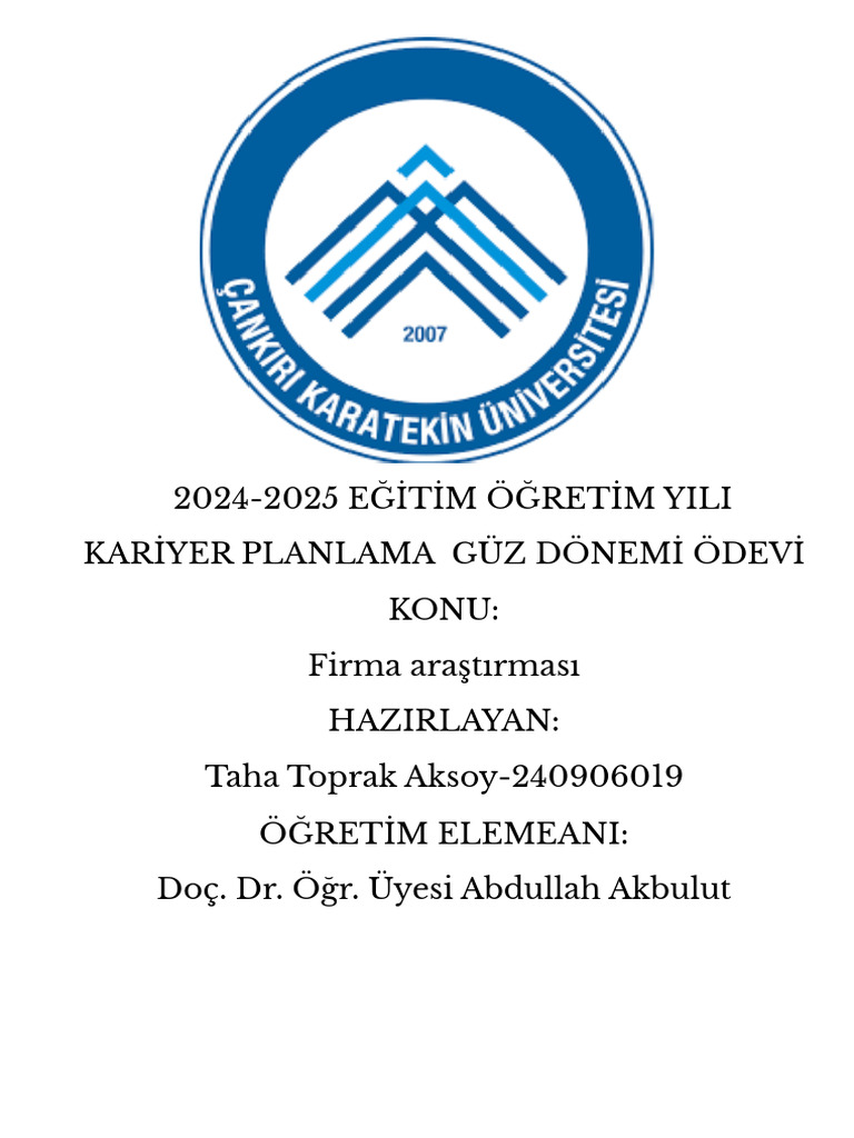 İsim Taha Toprak Aksoy | PDF